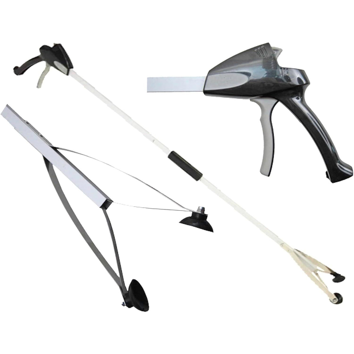 Arcmate 48" EZ Reacher pick-up tool black w/lock & collapsing joint ...