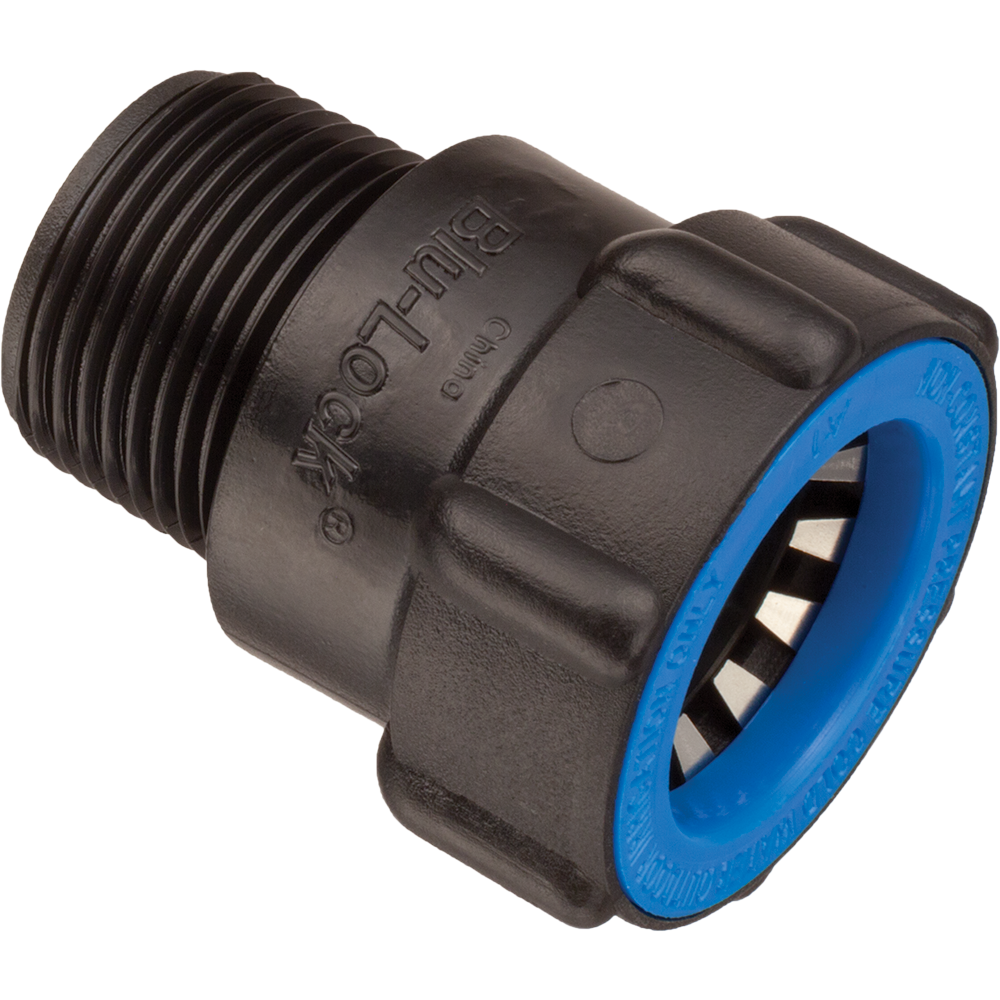 Hydro-Rain - BL-436-007 - Blu-Lock® ¾" Blu-Lock x ¾" MPT Adapter — Big ...