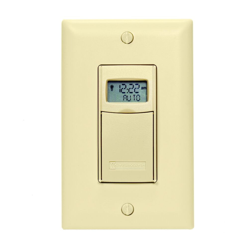 Intermatic - EI600C - 7-Day Heavy-Duty Programmable Timer, Ivory — Big ...