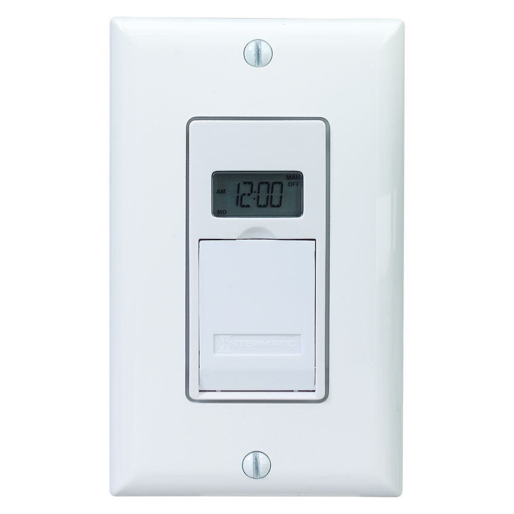 Intermatic - EJ600 - 7-Day Standard Programmable Timer, 12A, White ...