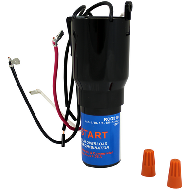 Supco - RCO810 - RELAY CAPACITOR OVERLOAD — Big Frog Supply